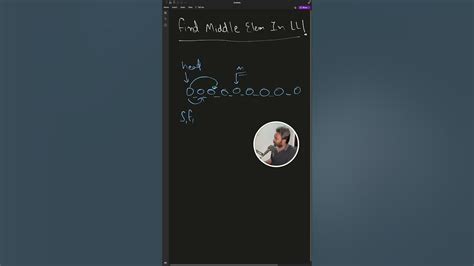 Find Middle Element Of A Linked List Softwareengineer Interview