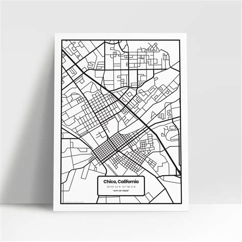 Map Of Chico California Map Of Chico Ca California