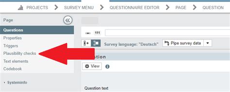This Is How You Setup Plausibility Checks In Questionnaires Unipark