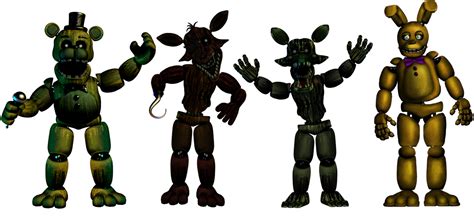 Fixed Fnaf3 Animatronics By Livingcorpse7 On Deviantart