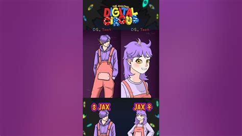 Jax Man And Woman Transformation Collection The Amazing Digital Circus