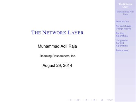 The Network Layer Pdf Computer Networking Computing