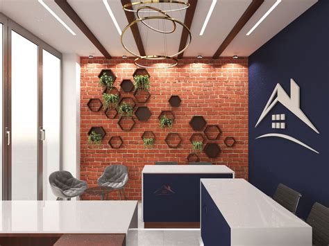 طراحی داخلی مغازه املاک استودیو معماری یاسمین