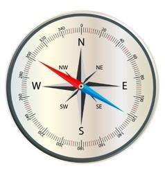 Compass Northwest Royalty Free Vector Image VectorStock