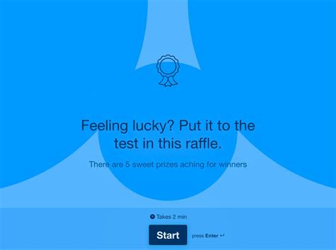 Raffle Entry Form Typeform Template Raffle Entry Form Typeform Template