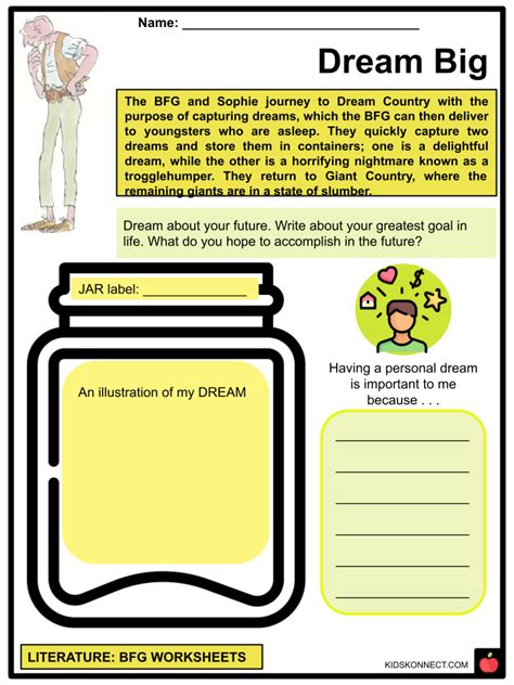 Bfg Worksheets The Bfg Activities Tpt