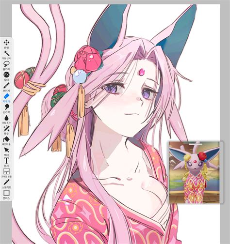 Memoji 7672 Espeon Espeon Pokebuki Nintendo Pokemon Pokemon Unite Commentary Highres