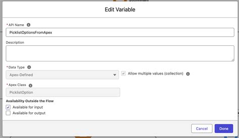 visual workflow how to load picklist values from apex in screen flow