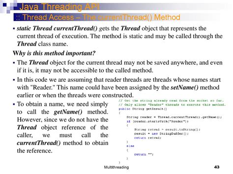Multithreading Java C C Online Presentation