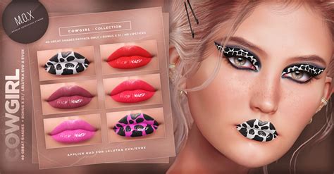 Second Life Marketplace M O X Cowgirl Lipstick Lelutka Evox