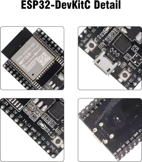 esp32 devkitc esp32 scheda di sviluppo xtvtx 3 pièces esp wroom 32d