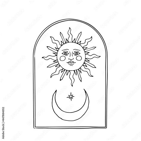 Half Sun Half Moon Drawings