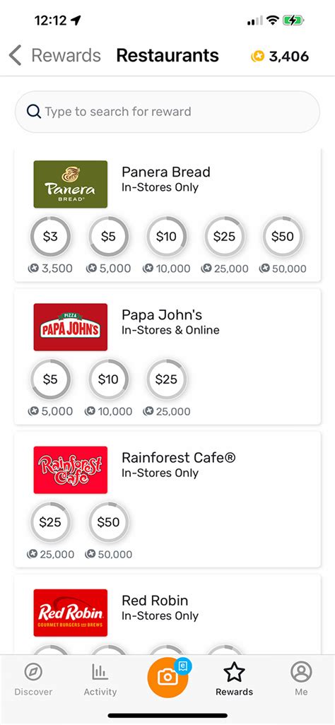 Earn Points On Restaurants Receipts With Fetch Rewards Fetch Restaurant T Cards Gourmet