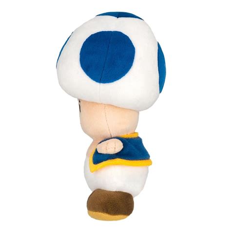 Super Mario Blue Toad Plush 20cm Plush Together