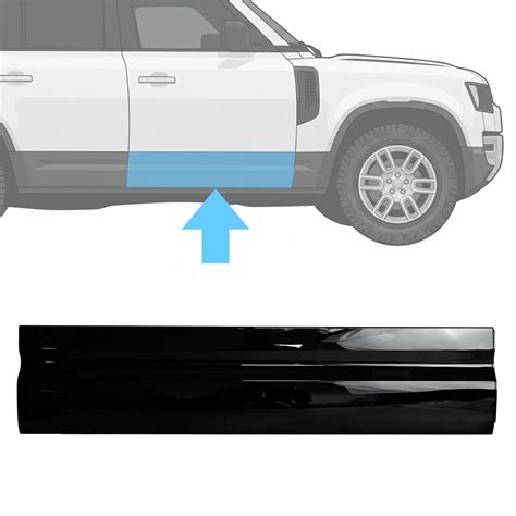 Gloss Black Lower Door Moulding For Land Rover Defender L663 R2