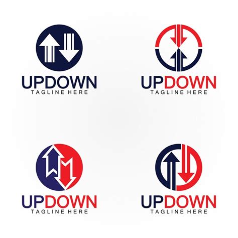 Premium Vector Arrows Up Down Logo Icon Design Template