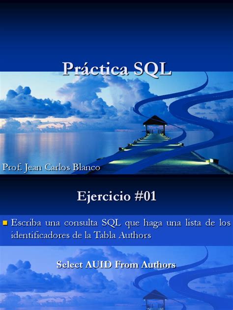 Práctica Sql Pdf Sql Tecnologías De La Información