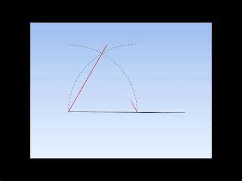 How To Draw And Equilateral Triangle Using A Compass