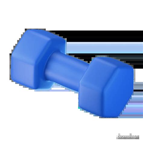 哑铃dumbell 4 到位啦ui素材 运动健身装备器械3d图标模型 花瓣网