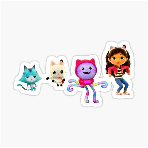 Pegatina Casa De Muñecas Gabby De Saeedsaeed Redbubble