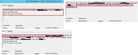 The Messaging Engine Failed To Add A Receive Location