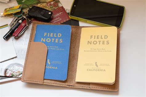 Rustico Field Leather Notebook Bleistift
