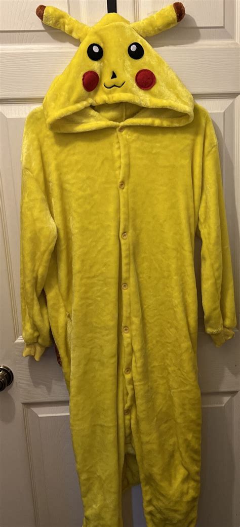 Picachu Pokemon Pajama Body Suit Costume Small Size Gem