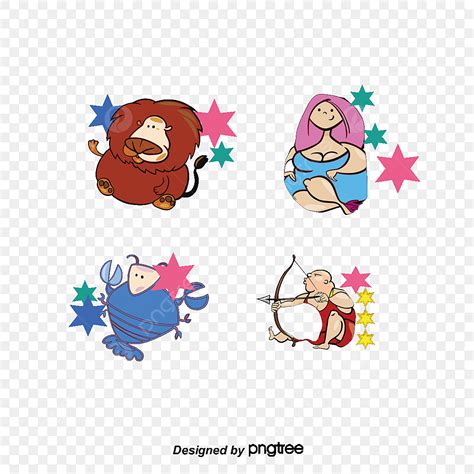 베이비 별자리 일러스트 별자리 별자리 별자리 삽화 무늬 전갈좌리 물고기자리 처녀자리 염소자리 사자좌리 사수좌리 양자리 황소자리