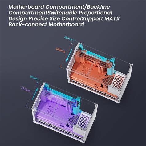 Jonsbo D32 Pro Micro Atx Pc Case High Compatibility Mini Desktop Case A B Mode For Mb Support