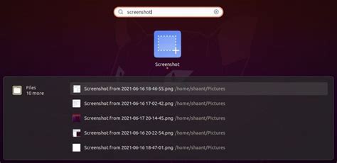 Take Screenshots On Ubuntu