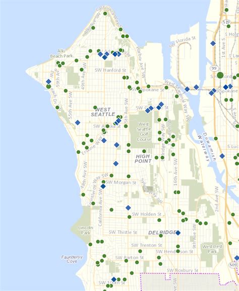 Sdot Pothole Map Shows Status After Storms And Flooding Westside Seattle