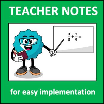 Adding And Subtracting Fractions Instructions And Practice By Off The Page