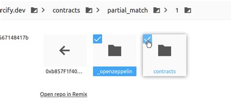 contract repository sourcify docs