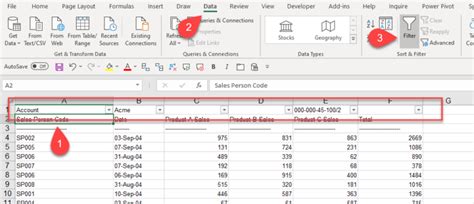 Excel Filter Not Working After Certain Row 1 • Za