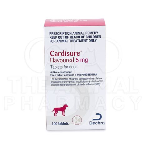 Cardisure Flavoured Tablets 5mg 100 Tablets Tap