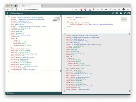 using jsonata to transform json blues developers