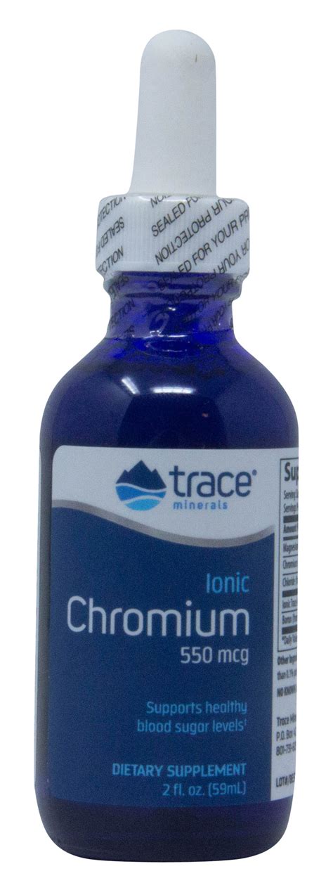 Trace Minerals Liquid Ionic Chromium Manna Harvest