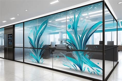 Premium Photo Abstract Design For Glass And Wall Graphics Glass