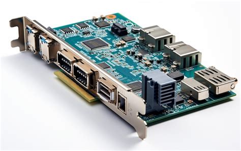 Premium AI Image Ethernet Interface Module Isolated On Transparent Background