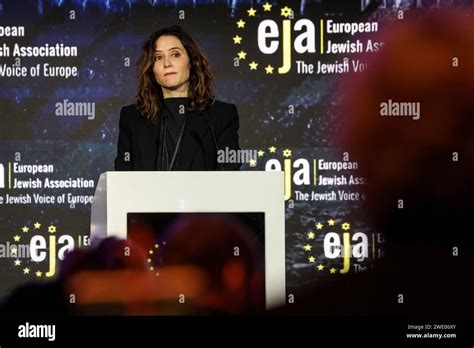 President Of Madrid Isabel Díaz Ayuso Speaks During The European