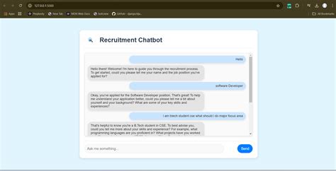 Github Adinath09chatbotrecruitment The Interactive Recruitment Chatbot Is A Web Based
