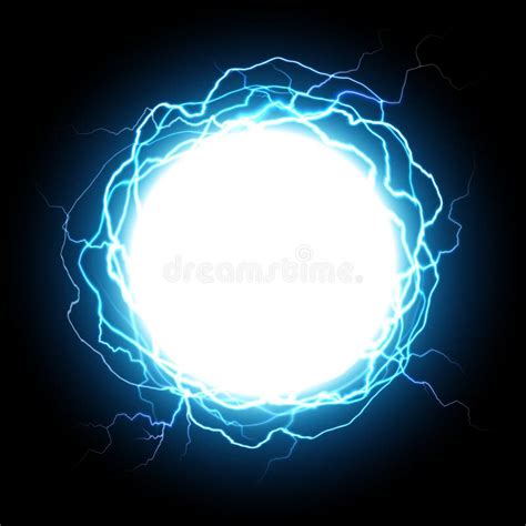 Energy Sphere Electric Plasma Ball Explosion Lightnings And
