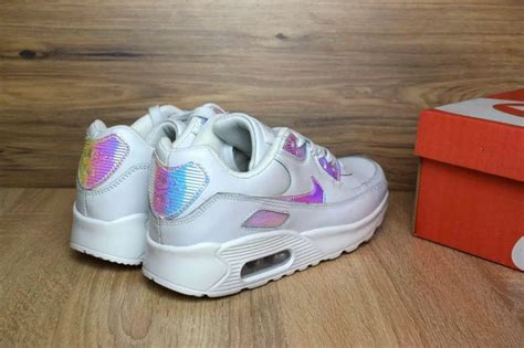 Женские кроссовки Nike Найк, белые с серебром . Код товара ОД - 2056 37 ...