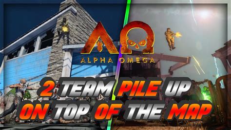 Bo4 Zombie Glitches 2 Insane Team Pile Up On Top Of The Map Alpha