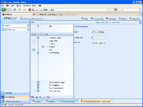 Screenshot Showing The Bpm One Designer And Worklist Handler
