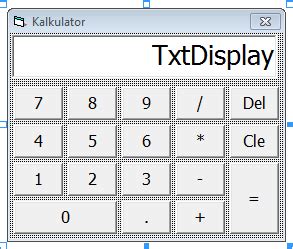 Kontrol Array Pada Program Kalkulator Visual Basic 6 0 KUMPROG