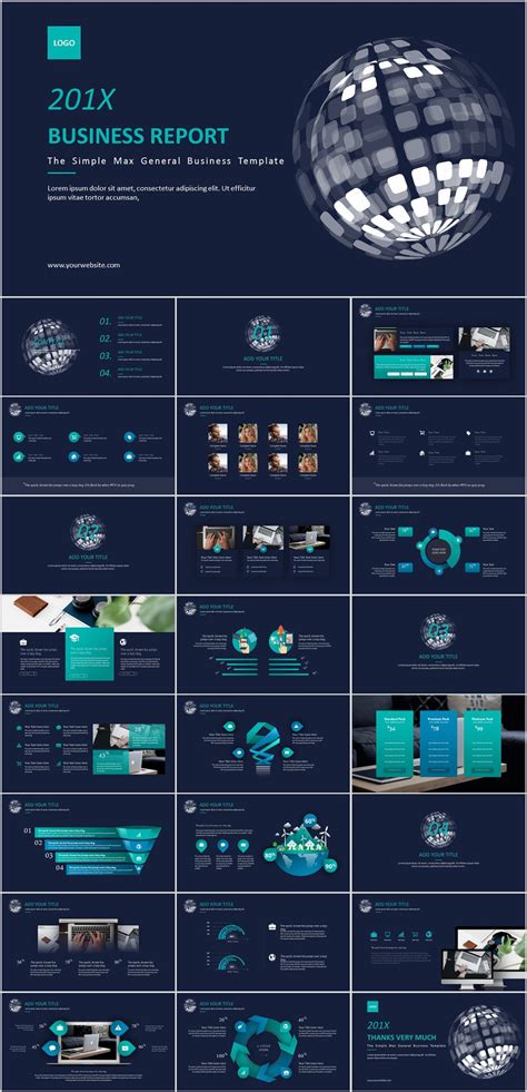 blue company charts report powerpoint template on behance powerpoint
