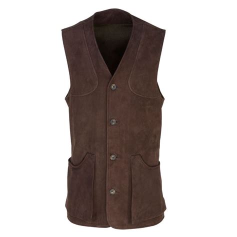 Farlows Suede Shooting Vest Shooting Waiscoat