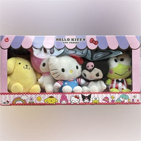 Hello Kitty Toys Mattel Hello Kitty And Friends Plush Set Of 5 New