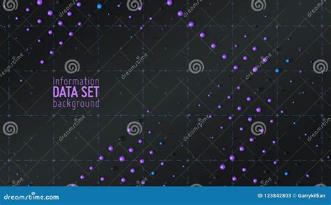 Vector Abstract Data Sorting Visualization Background Big Data Sorted